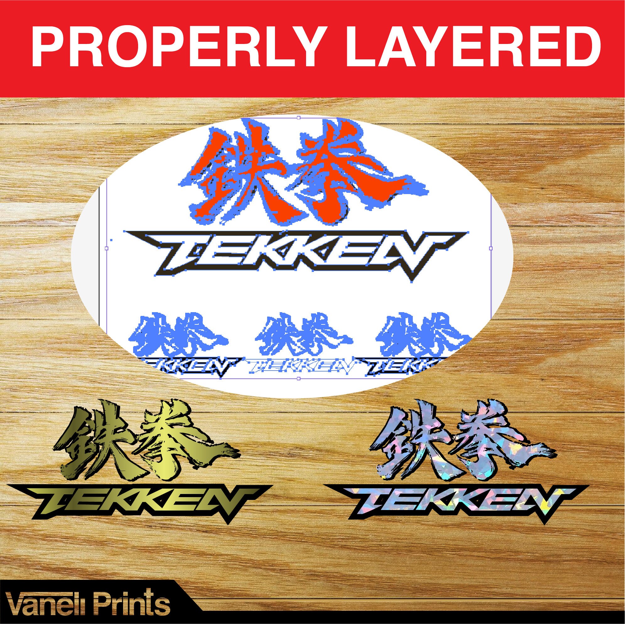 Tekken Classic Logo Vector svg png dxf eps pdf - Etsy España