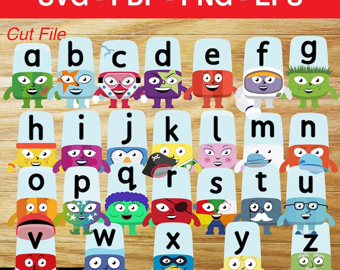 Alpha Blocks SVG Bundle | Alpha Blocks Vector Set - SVG PDF Png ...