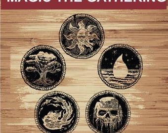 Magic the Gathering Mana Symbols | Scalable Vector Graphics | SVG & PNG ...