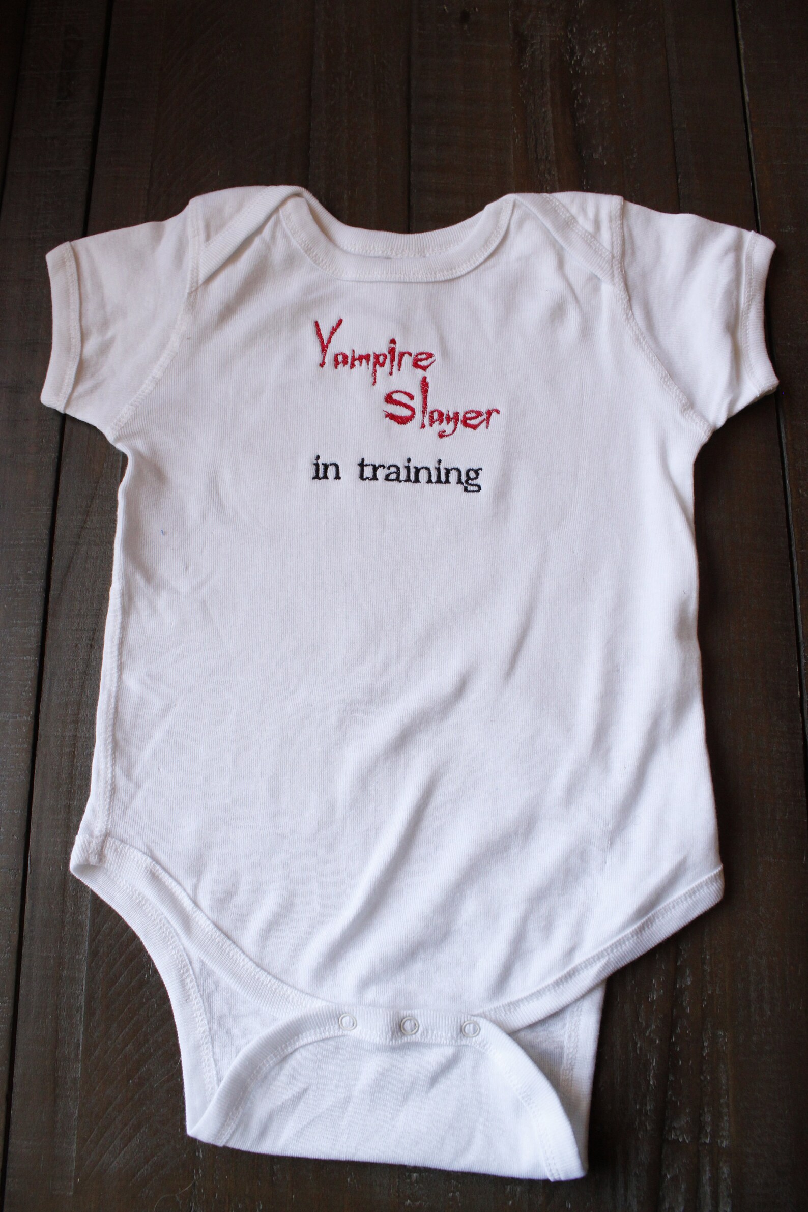 Vampire Slayer in Training Buffy Baby Bodysuit | Etsy