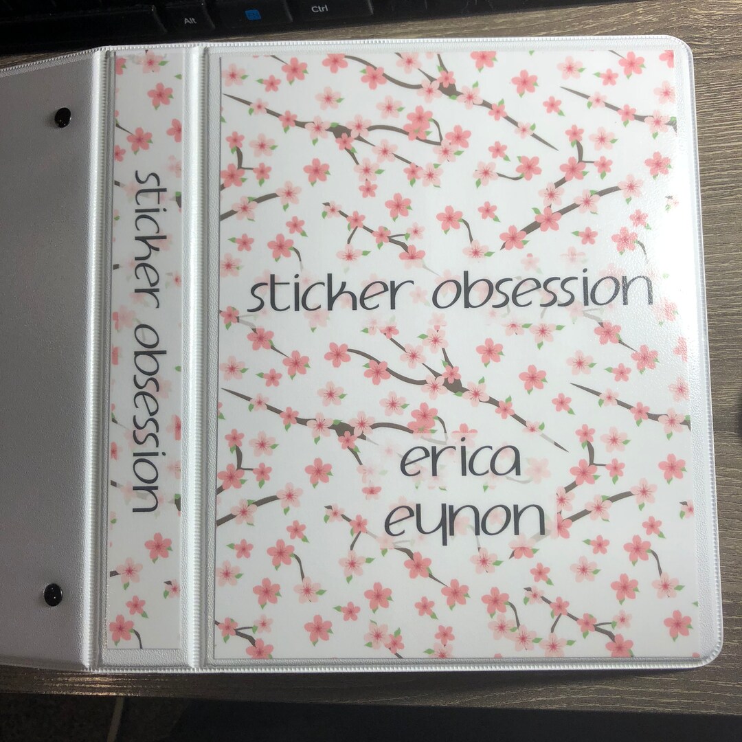 Planner Sticker Binder Set Mini Binder Dividers Mini Binder Cover ...