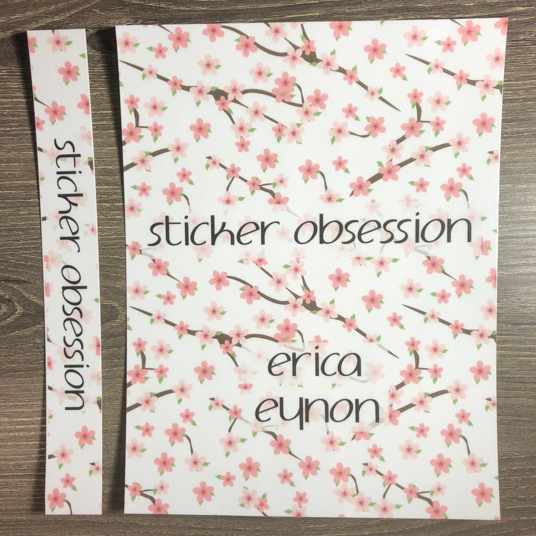 Planner Sticker Binder Cover Personalized Binder Cover - Etsy