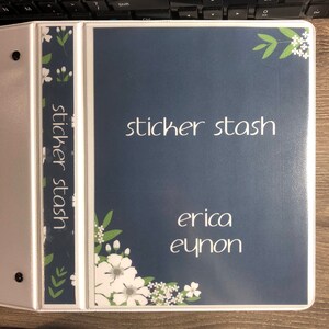 Planner Sticker Binder Set Mini Binder Dividers Mini Binder Cover ...
