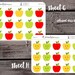 Them Apples Weekly Sticker Kit Teacher Stickers Back to School Erin ...