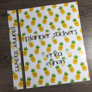 Planner Sticker Binder Cover Personalized Binder Cover - Etsy