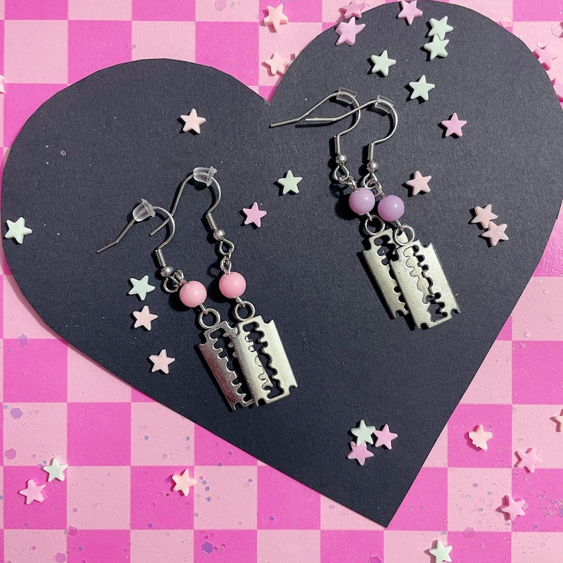 Menhera Earrings - Etsy