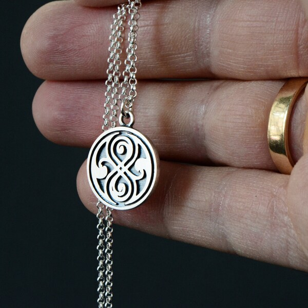 Sterling Silver Seal of Rassilon Ring, Doctor Who Ring, Sci-fi Ring ...
