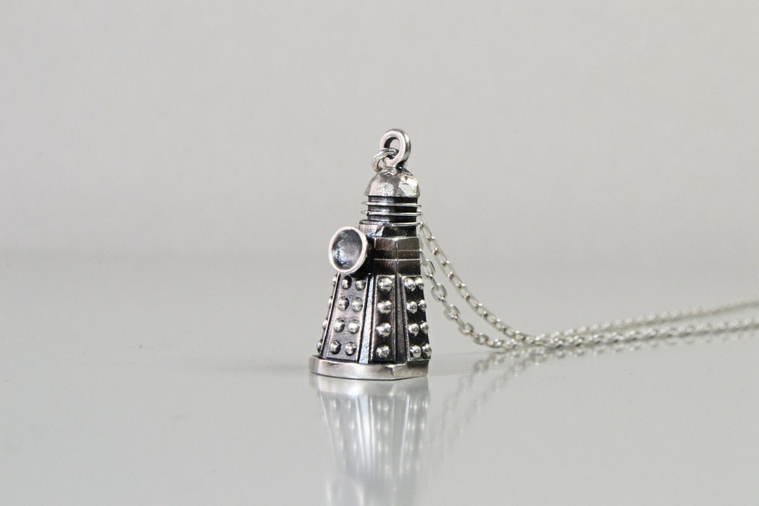 Dr Who Necklace 925 Silver Dalek Jewelry Doctor Who Geek Nerd Jewelry ...