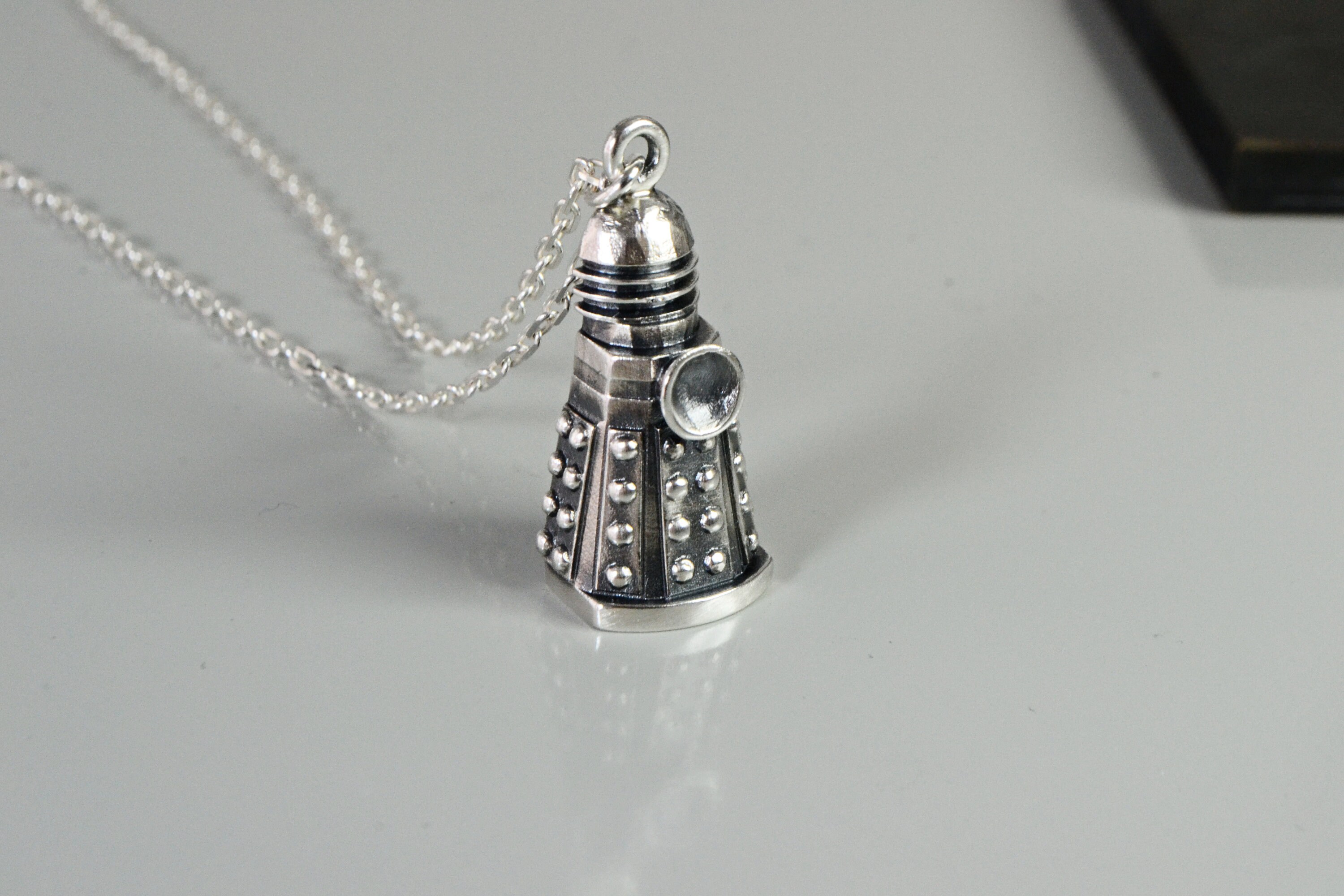 Dr Who Necklace 925 Silver Dalek Jewelry Doctor Who Geek Nerd Jewelry ...
