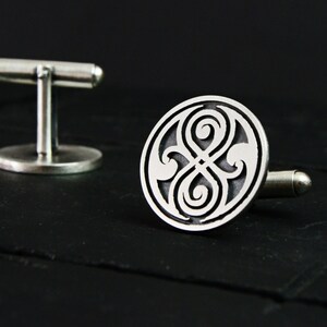 Dr Who Cufflinks Gallifrey Seal of Rassilon Cufflinks Doctor Who Geek ...