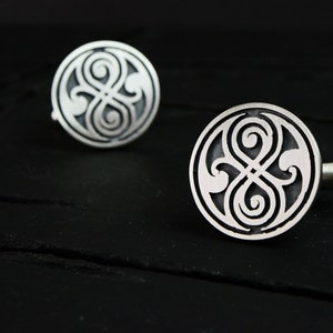 Dr Who Cufflinks Gallifrey Seal of Rassilon Cufflinks Doctor Who Geek ...