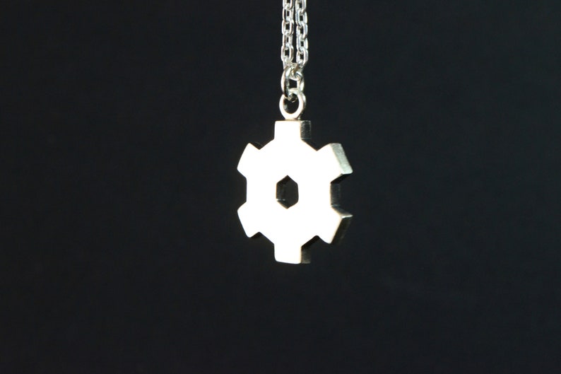 Pokemon Time Gear Necklace 925 Silver Pokemon Time Gear Jewelry Gamer ...