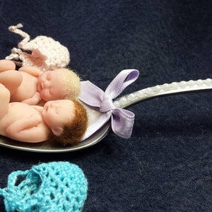 Two miniature babies miniature babies ooak mini babies | Etsy