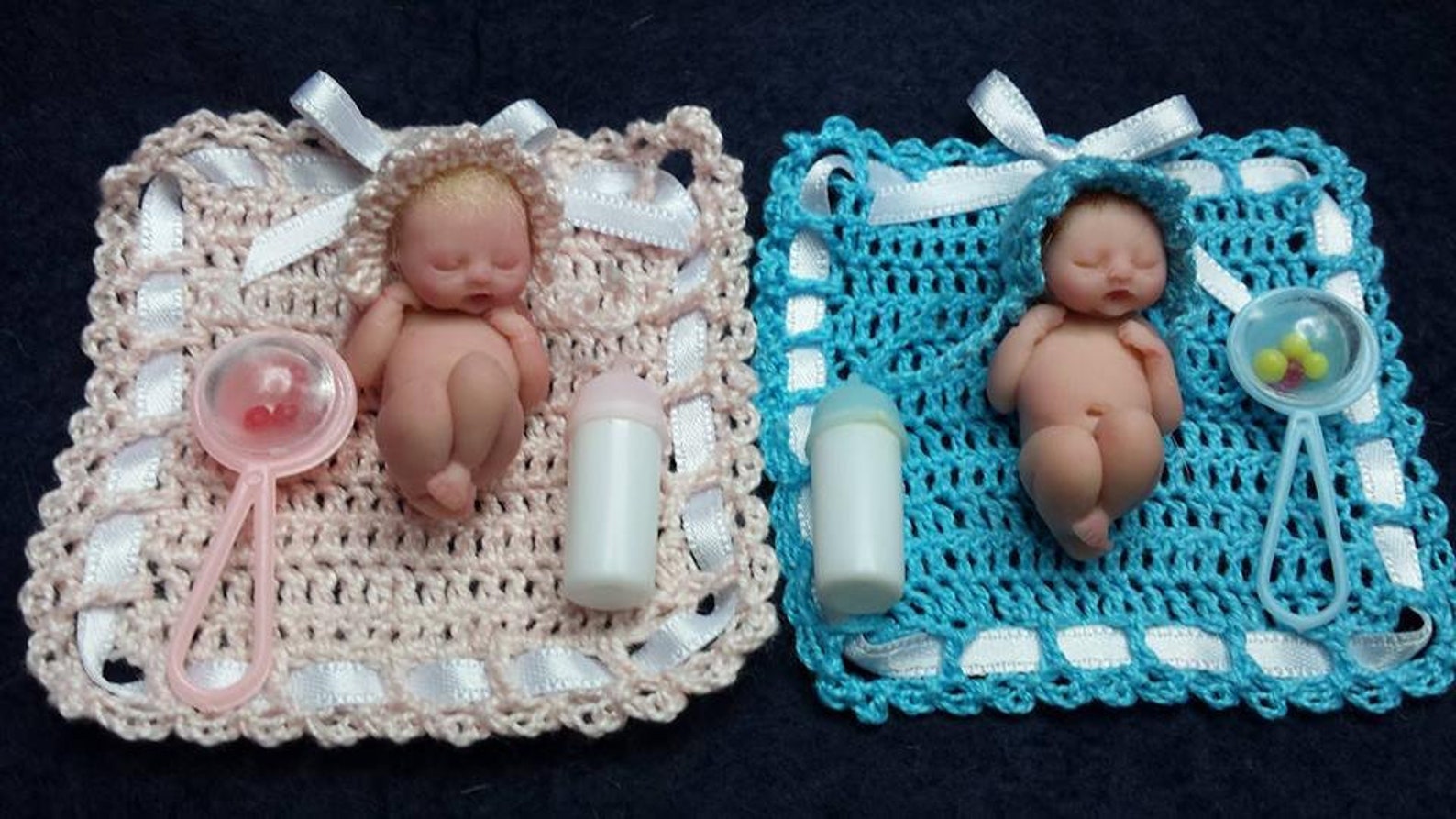 Two miniature babies miniature babies ooak mini babies | Etsy