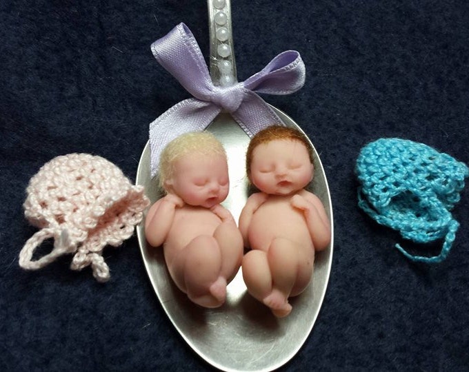 Two Miniature Babies Miniature Babies Ooak Mini Babies | Etsy