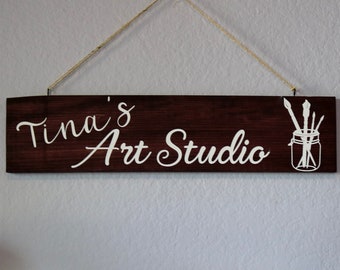 Art Studio Sign - Etsy