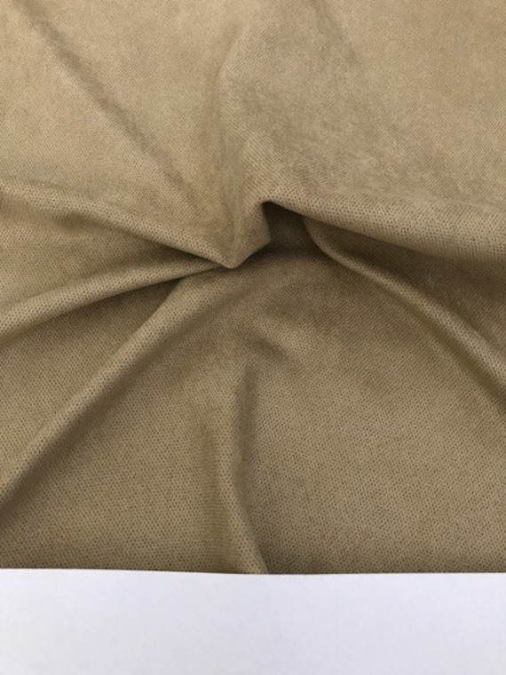 Microsuede Light Brown Tan TEXTURED Faux Suede Fabric By The | Etsy