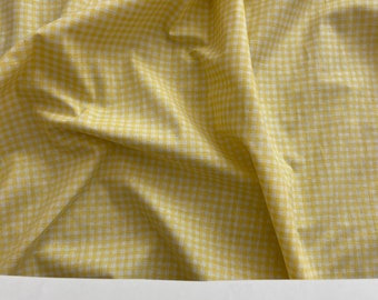 Vibrant Yellow Gingham Check Fabric, Riley Blake C440-50 Yellow, 1/8 ...