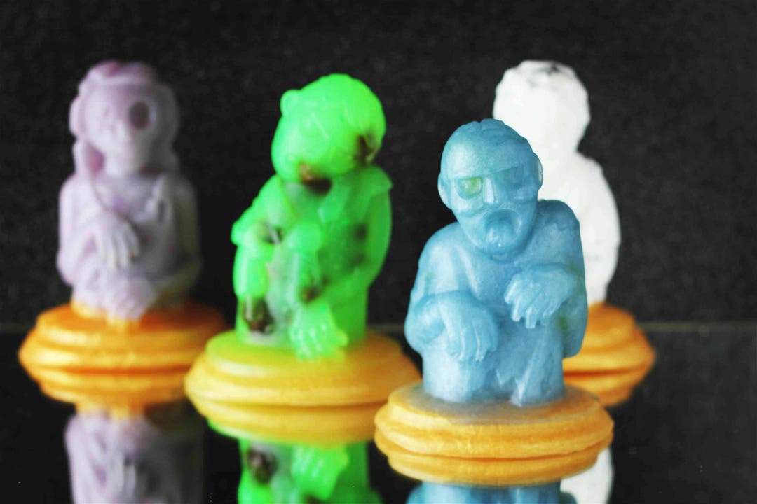 Set of 4 Zombie Soaps Walking Dead Creepy Soap Creepy Gift - Etsy