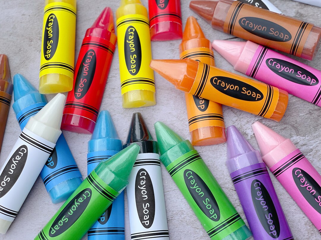 Jumbo Crayon Soaps, Teacher's Gift, Back to School, Kids Soap, Party ...