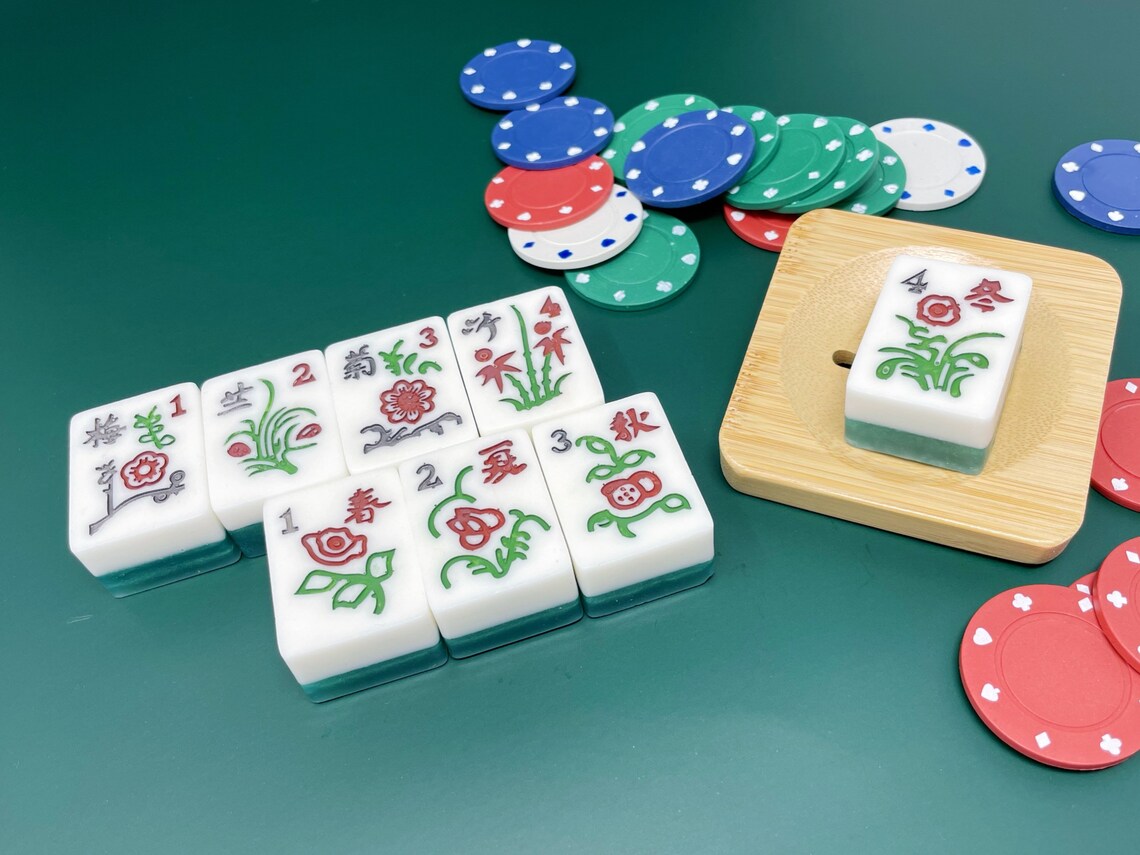 Mahjong Soaps Flower Tiles - Etsy