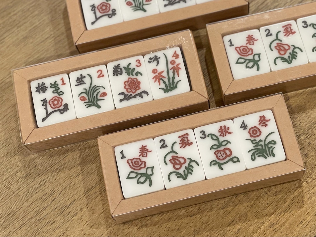 Mahjong Soaps Flower Tiles - Etsy