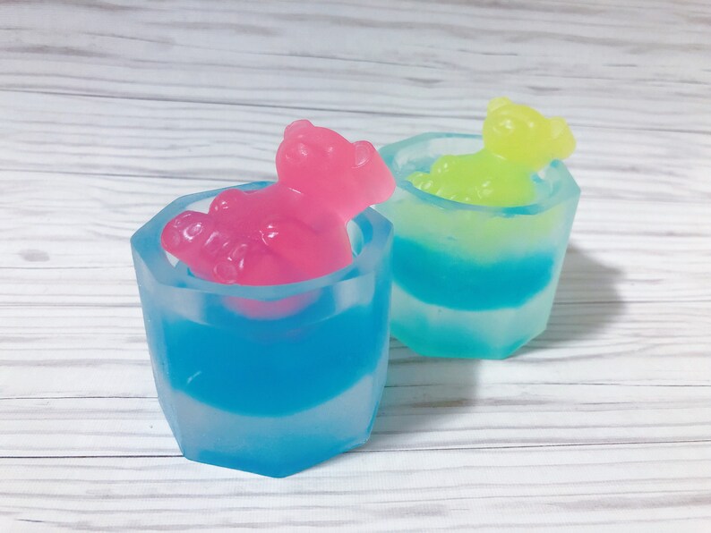 Gummy Bear Chilling In the Bath Soap Creative Soap Cute | Etsy