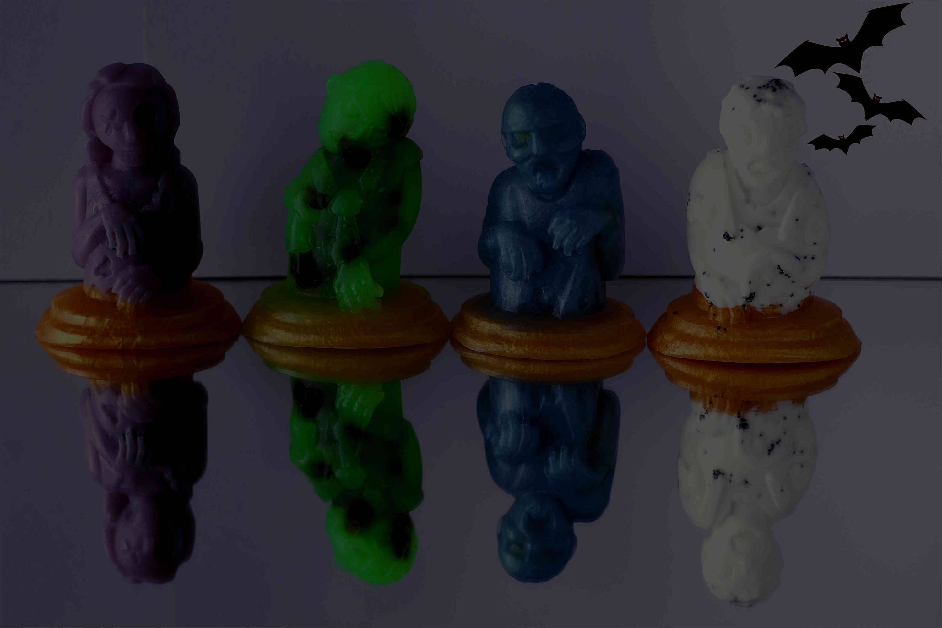 Set of 4 Zombie Soaps Walking Dead Creepy Soap Creepy Gift | Etsy