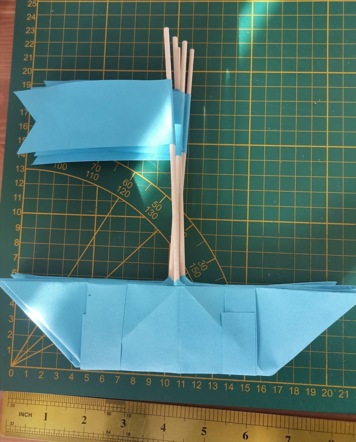 Set di 20 grande barca barca di carta origami kraftMoana | Etsy