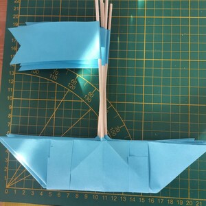 Set di 20 grande barca barca di carta origami kraftMoana | Etsy