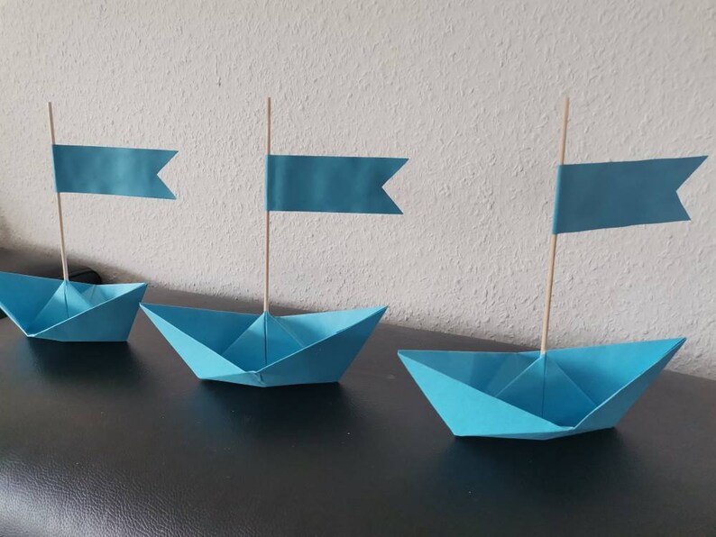 Set von 20 großes Boot Papierboot Origami-Kraft - Etsy.de