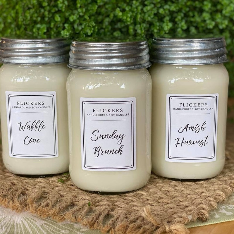 Mason Jar Candles - Etsy
