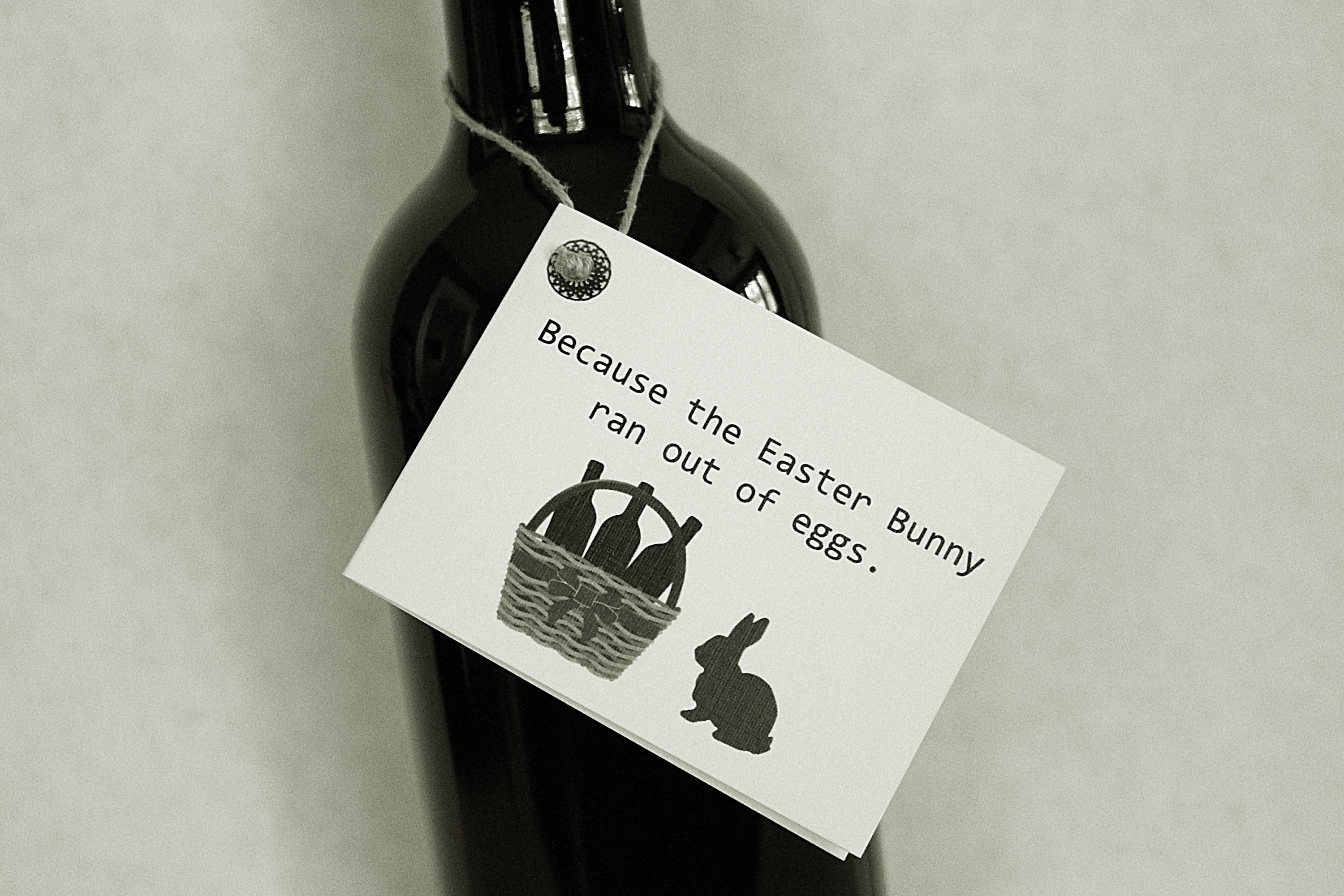 Easter Bunny Wine Bottles