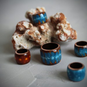 Goldfish Dread Beads Set/7-15mm Hole/glass Dreadlock Beads/braid Beads ...