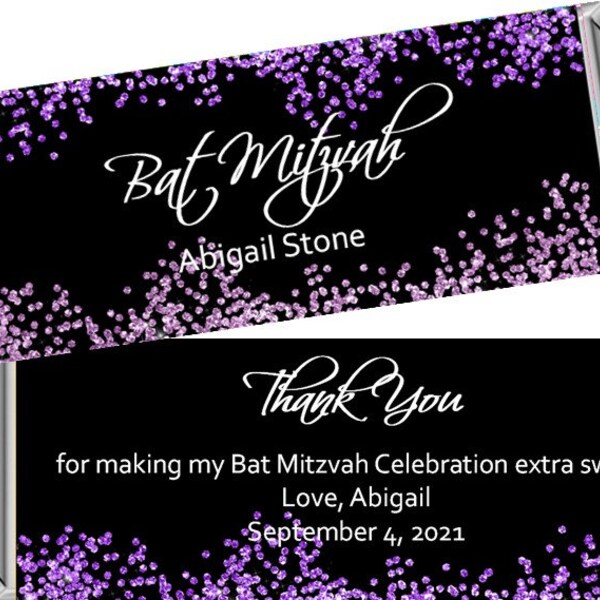 Purple Bat Mitzvah - Etsy