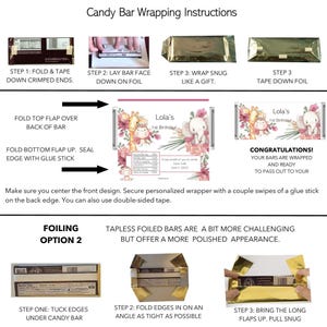 2025 Blue Hat Toss Graduation Candy Bar Wrappers | Graduation Cap ...