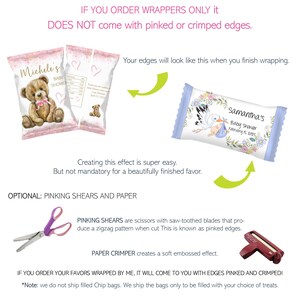 Shades of Pink Sweet 16 Birthday Custom Chip Bags | Fill With Your ...