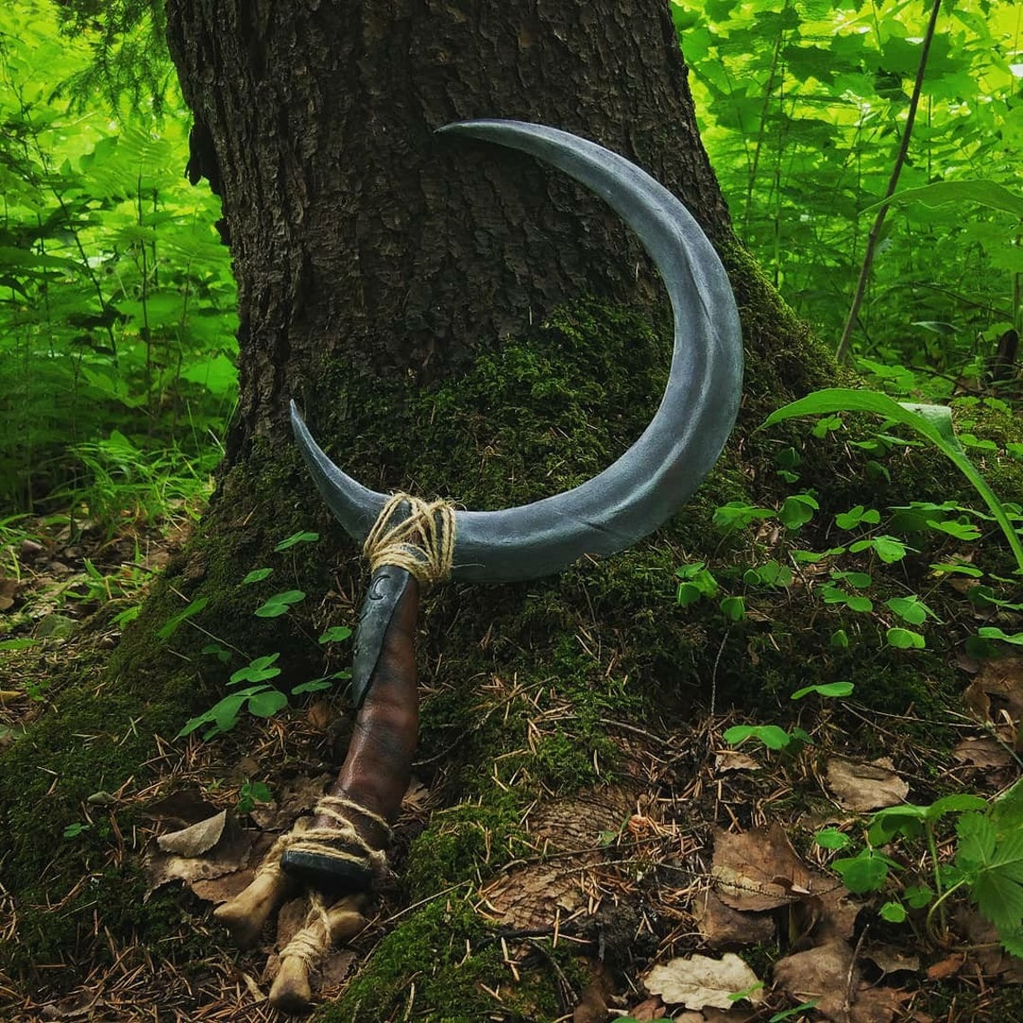 Sichel magisches Accessoire für FantasyKostüm Larp Waffe | Etsy