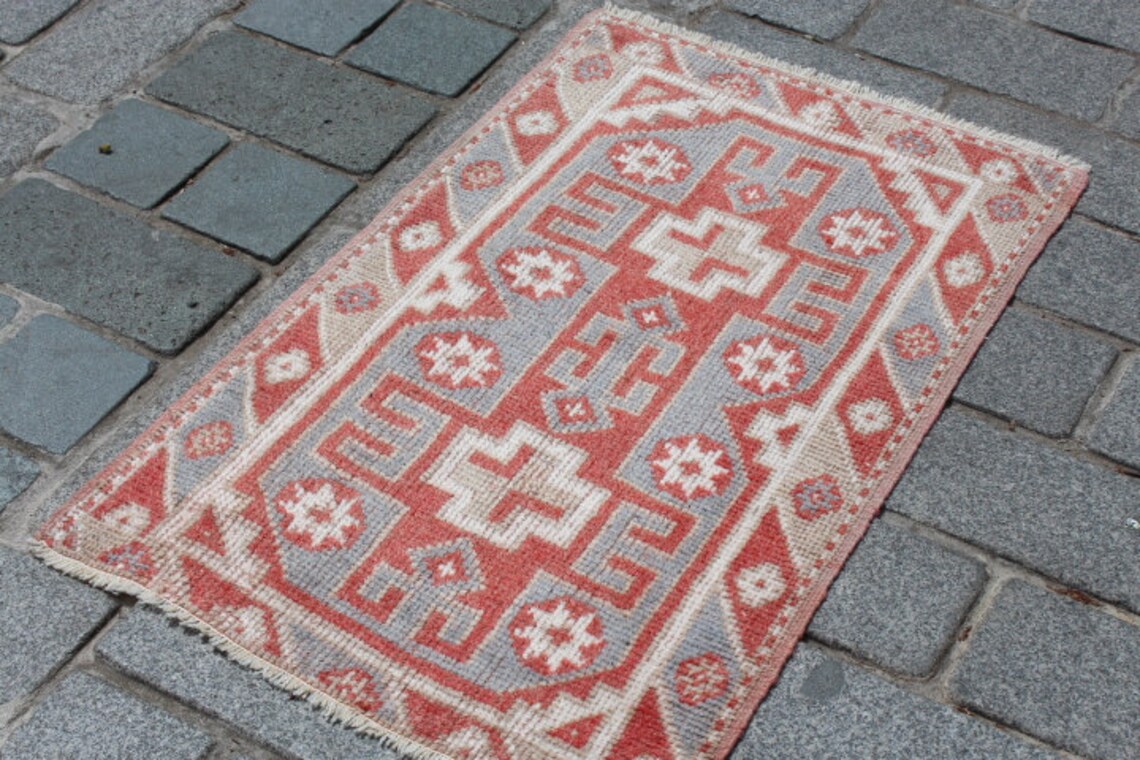 SMALL OUSHAK RUG 24x38 Inch62x97cm Hand Made Turkish Rug - Etsy