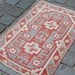SMALL OUSHAK RUG 24x38 Inch,62x97cm, Hand Made Turkish Rug, Pastel Rug ...