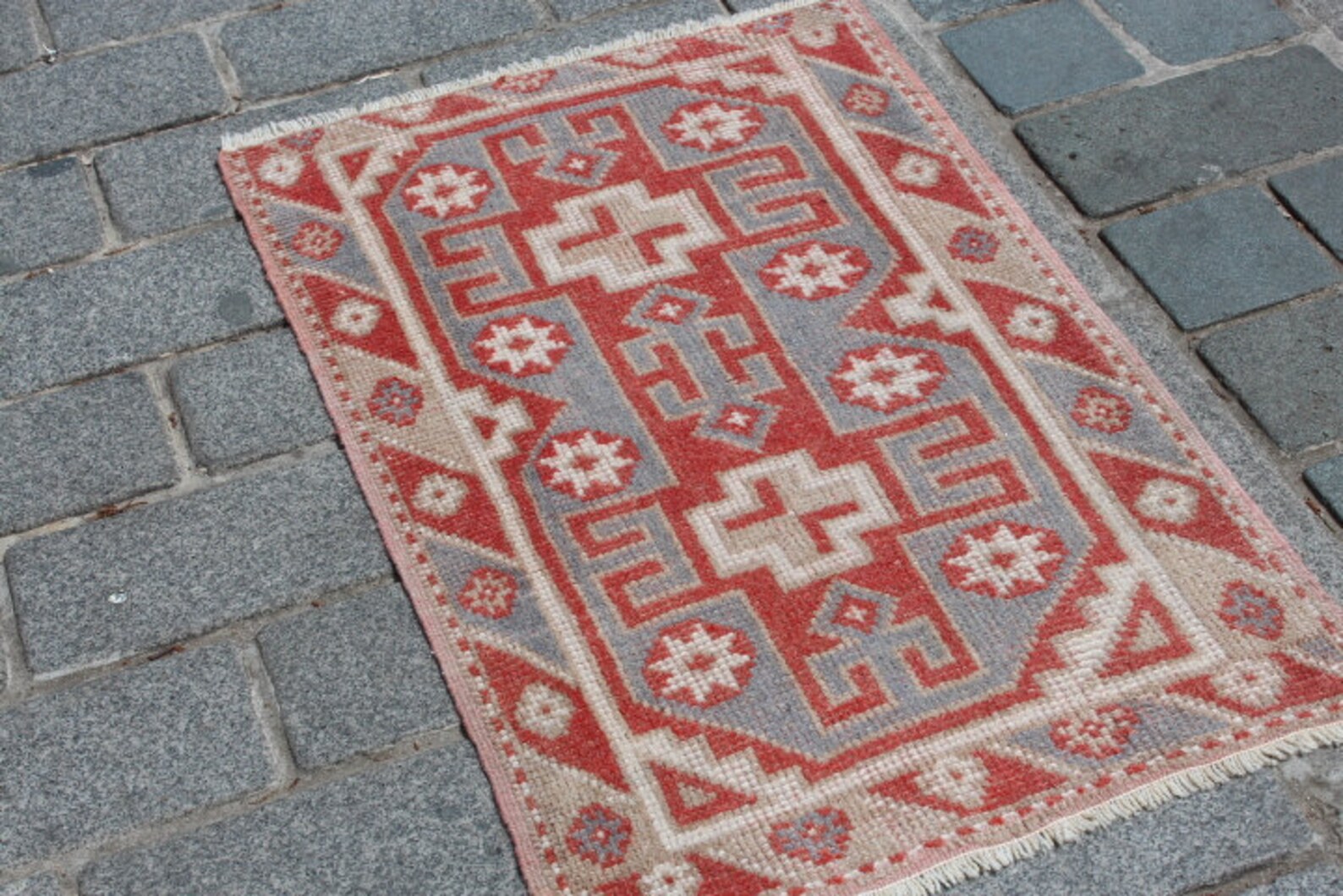 SMALL OUSHAK RUG 24x38 Inch62x97cm Hand Made Turkish Rug - Etsy