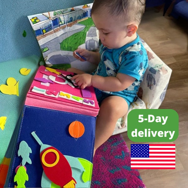 Toddler Quiet Book - Etsy