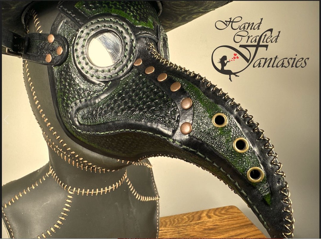 Hand Tooled Plague Doctor Set - Etsy