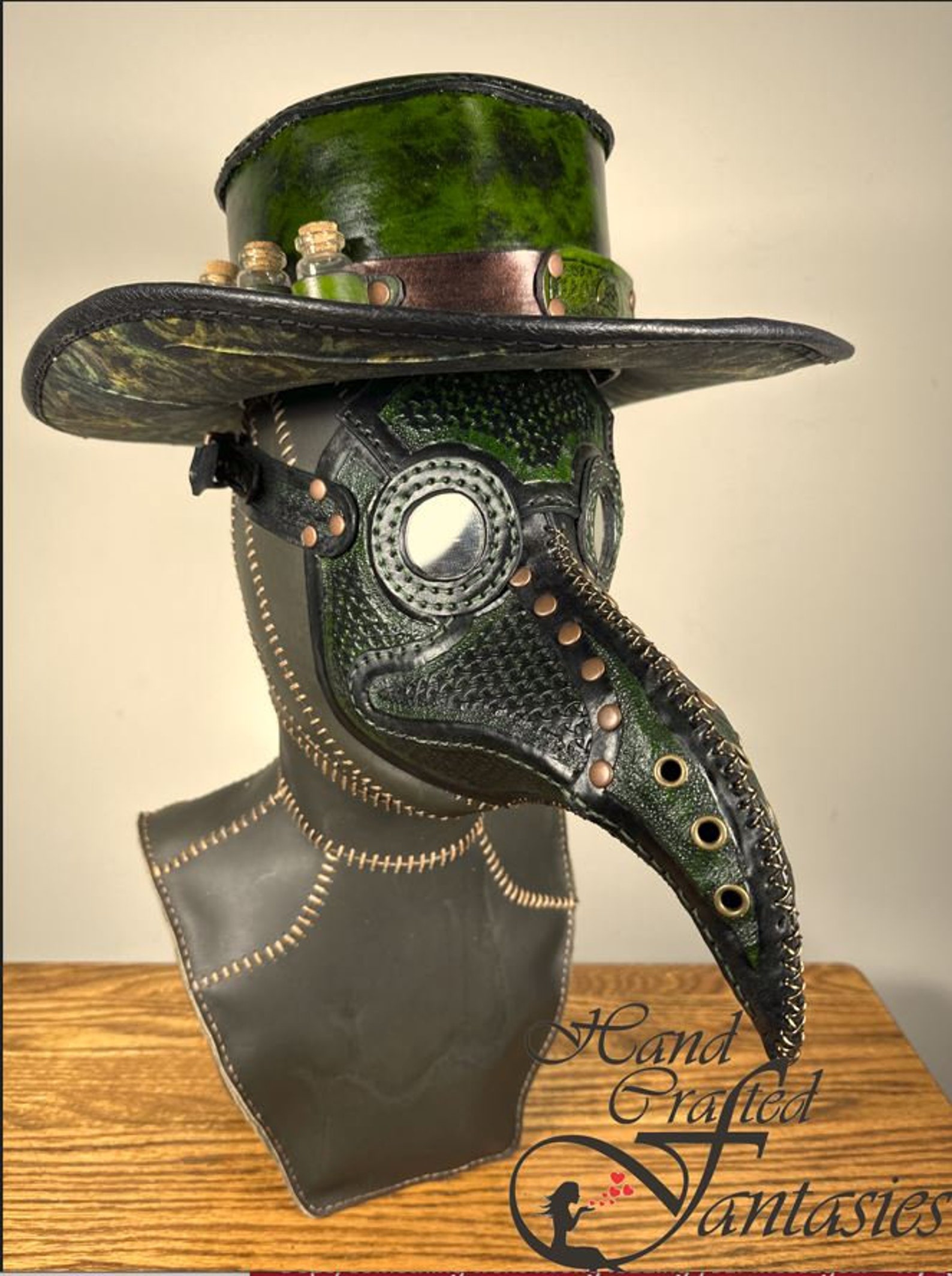 Hand Tooled Plague Doctor Set - Etsy