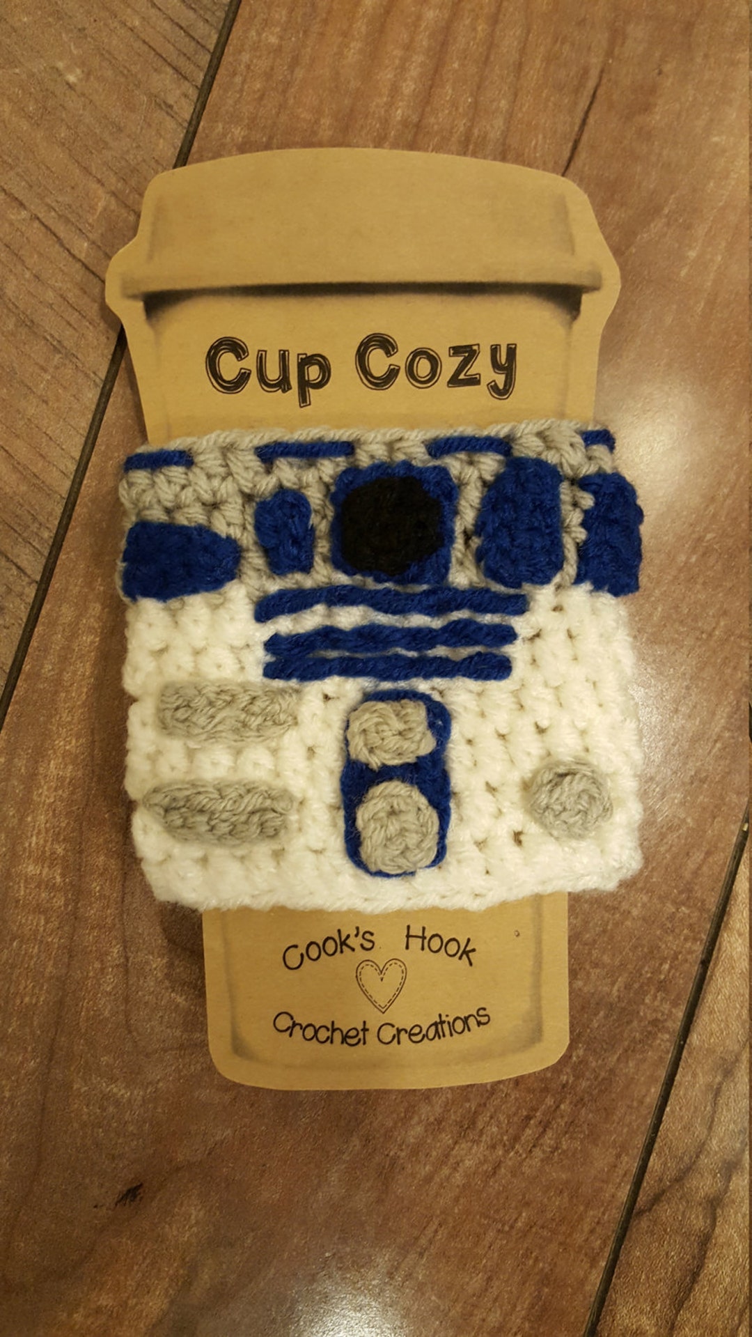 R2-D2 Cup Cozy - Crochet Pattern - Etsy