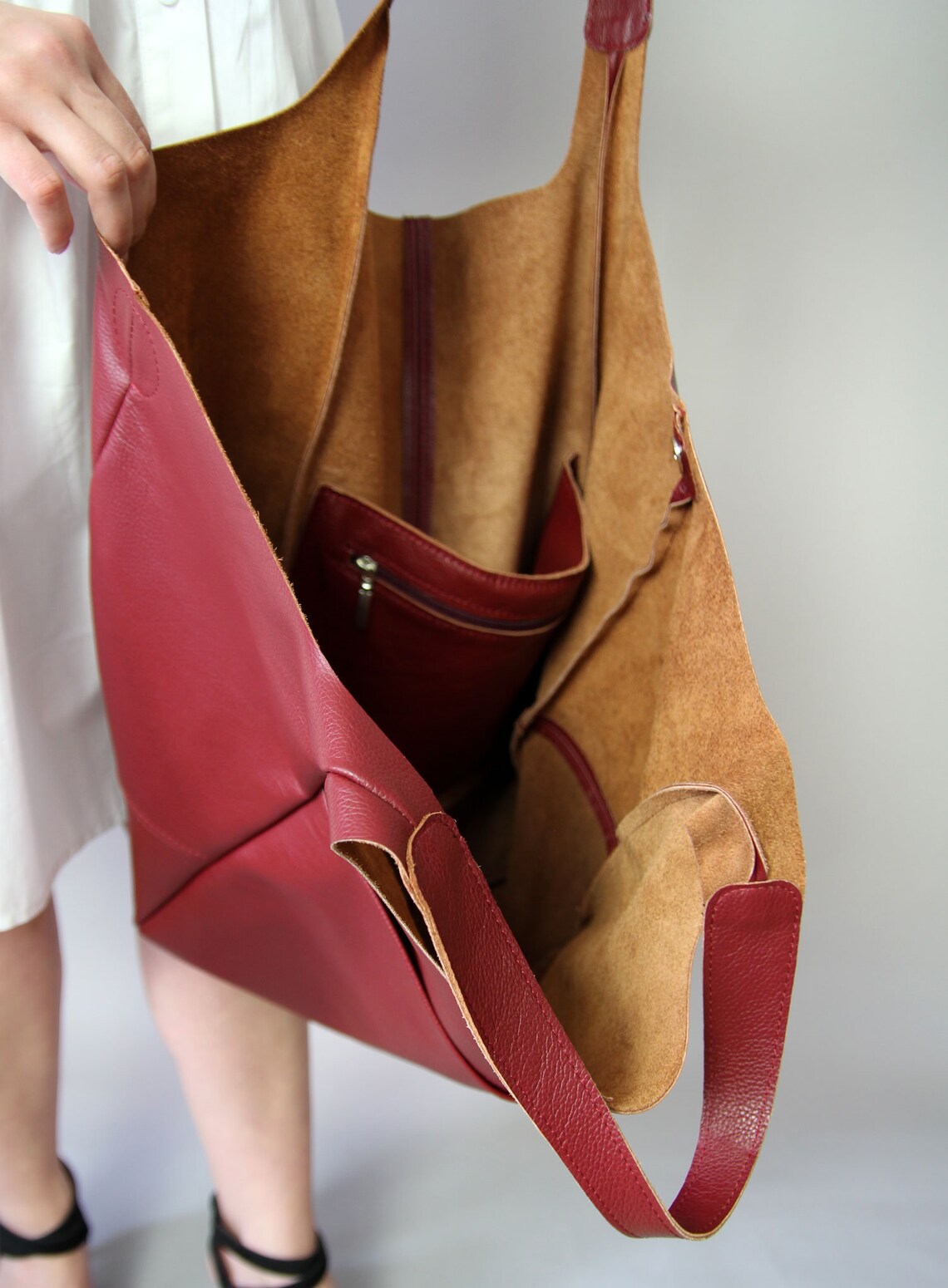 Weekender Oversized bag Soft carryall bag Large Every Day | Etsy