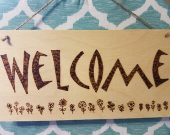 Cute welcome sign | Etsy