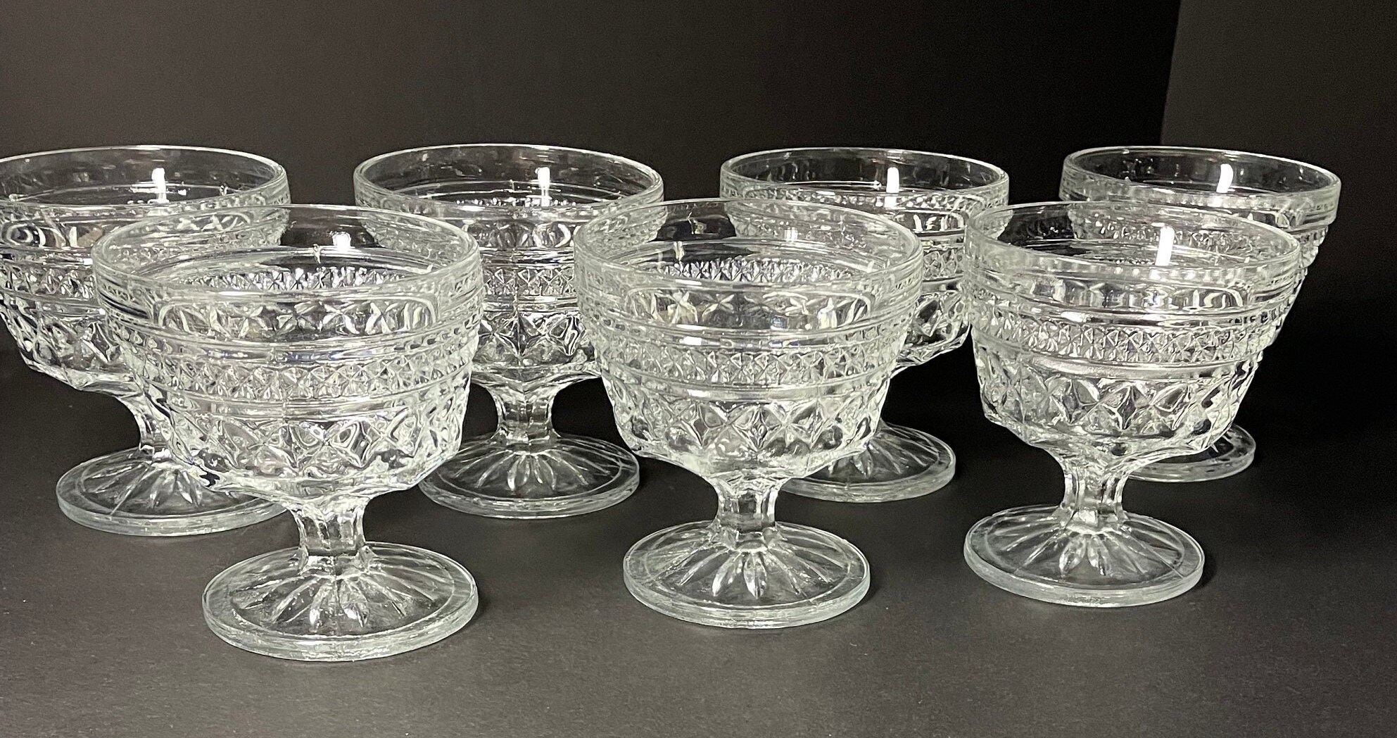 Wexford by Anchor Hocking Sherbet Glasses - Etsy