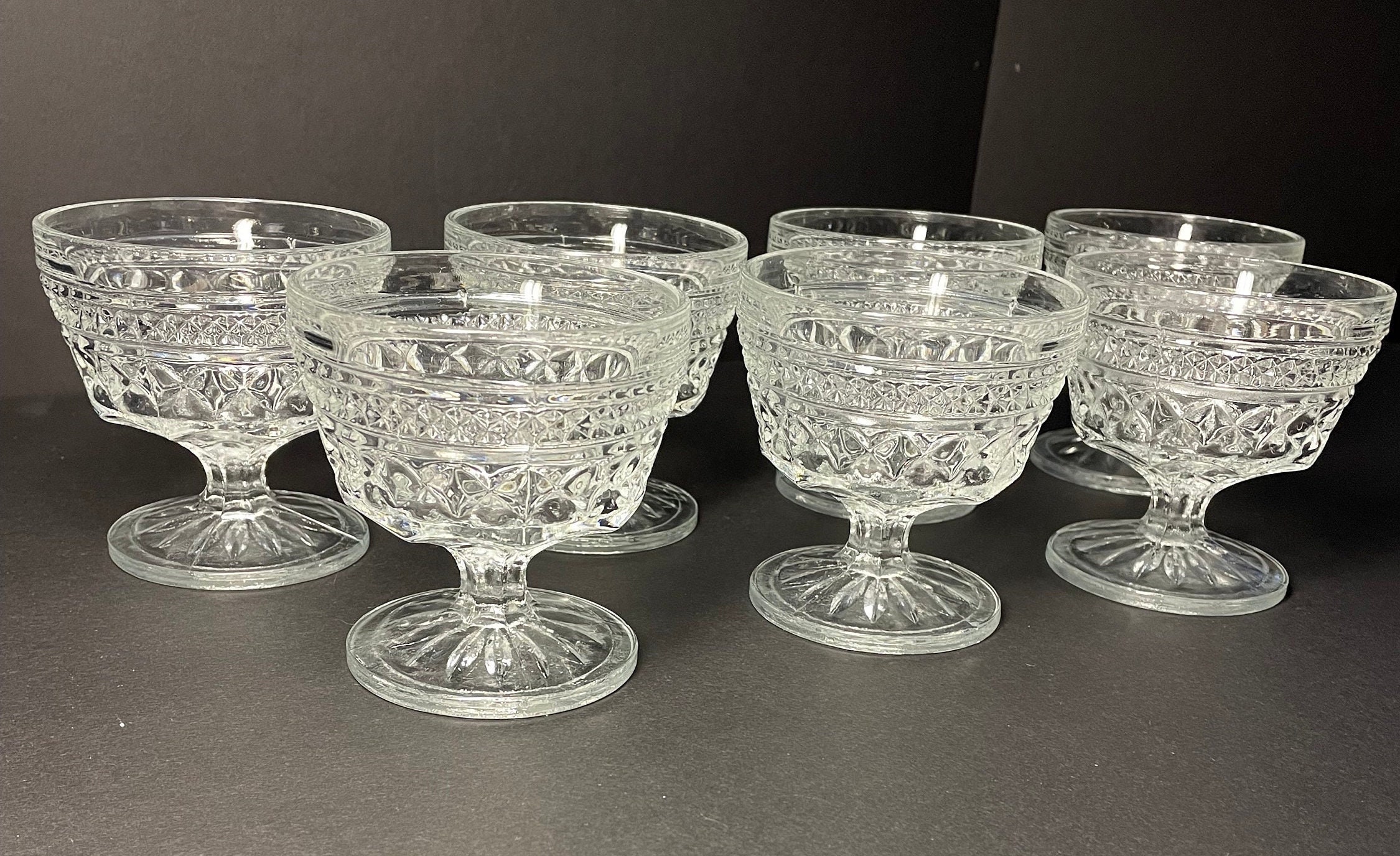 Wexford by Anchor Hocking Sherbet Glasses - Etsy