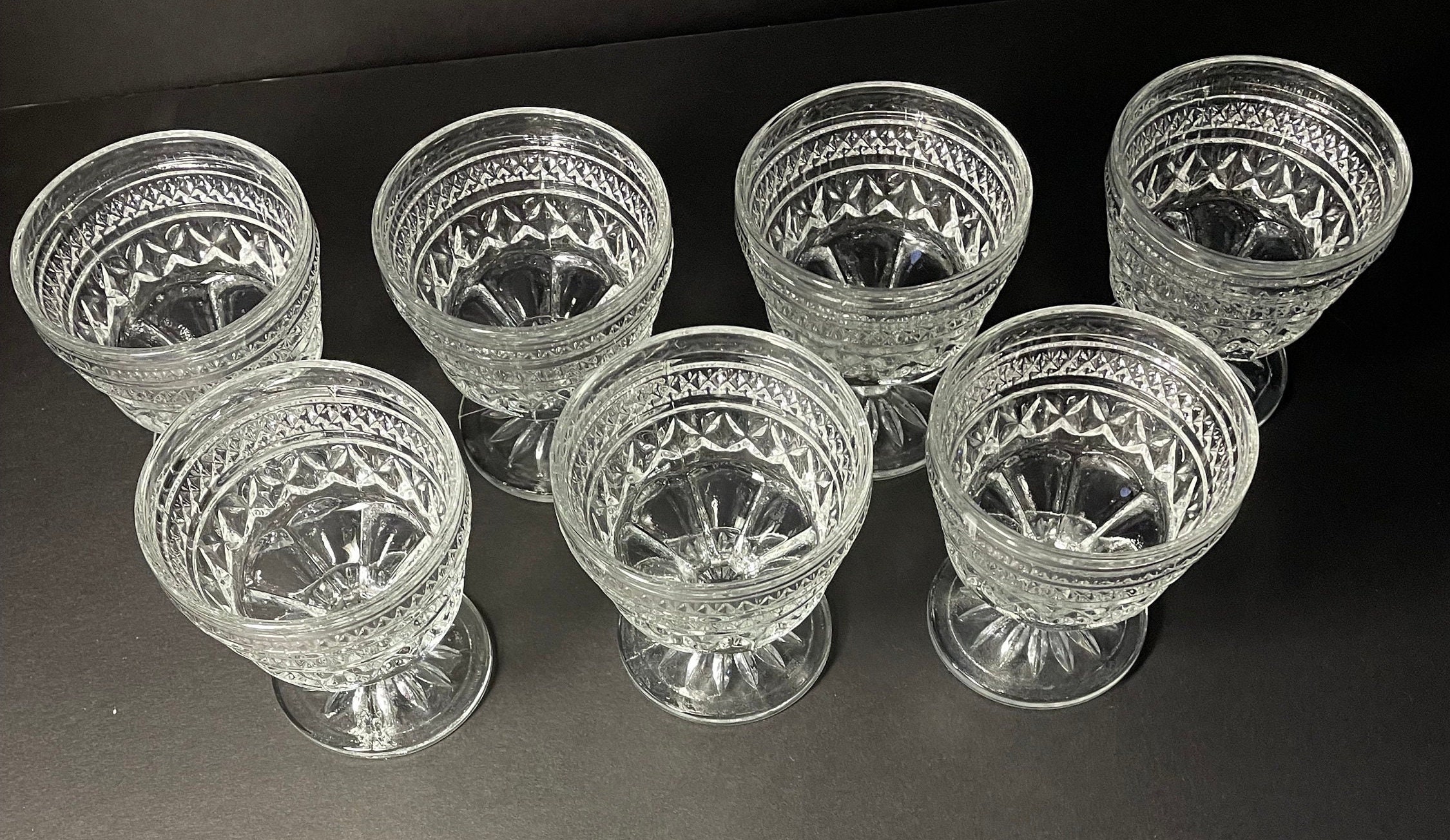 Wexford by Anchor Hocking Sherbet Glasses - Etsy